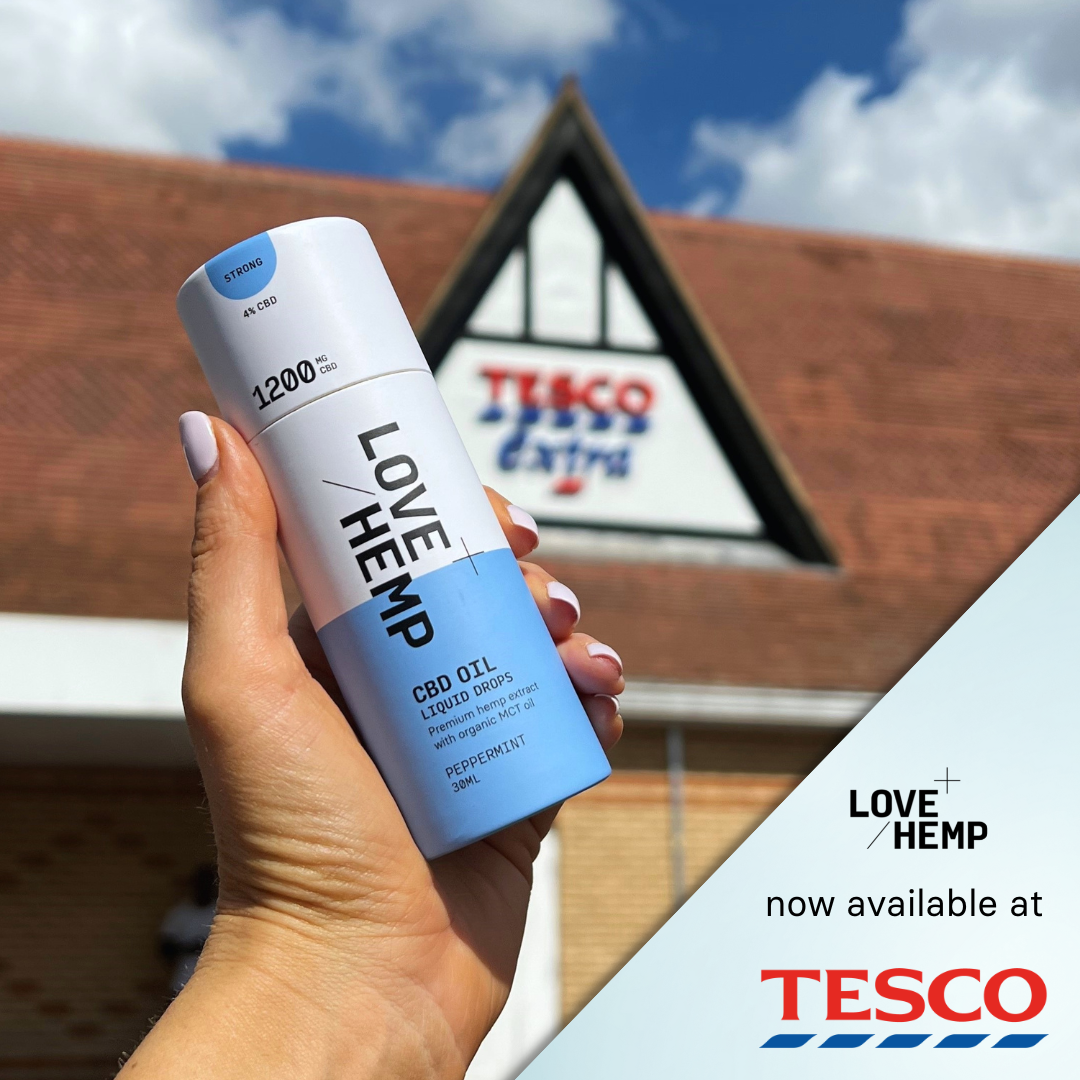Love Hemp Lands Major Tesco Deal as Top CBD Brand of 2022