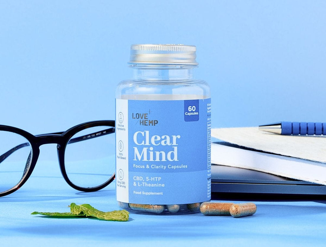 Love Hemp Clear Mind CBD Capsules for Brain Health