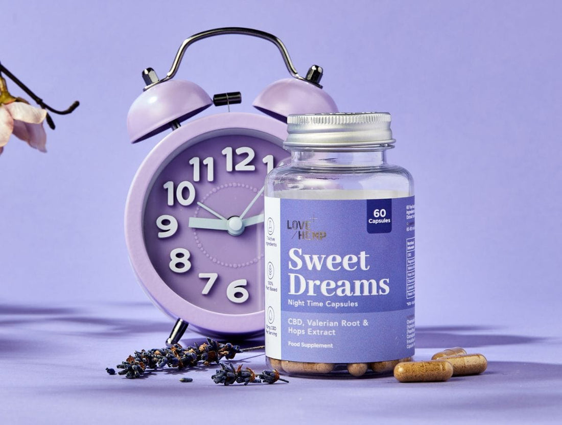 Sweet Dreams Capsules UK | CBD Sleep Support with Chamomile – Love Hemp